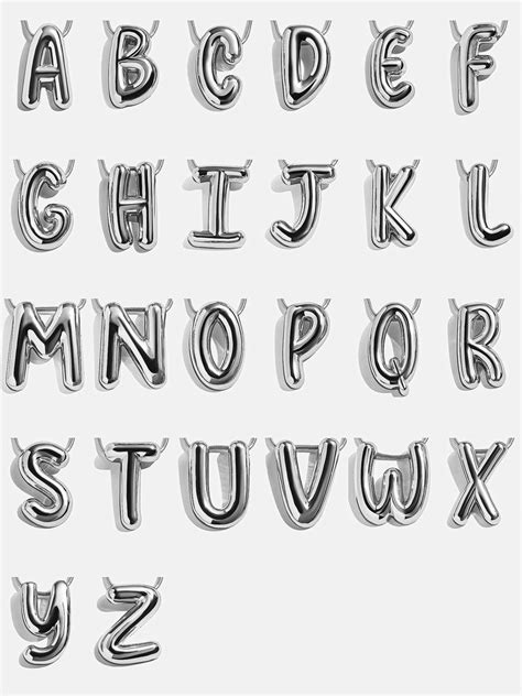 Bubble Initial Necklace Bubble Initial Necklace Baublebar