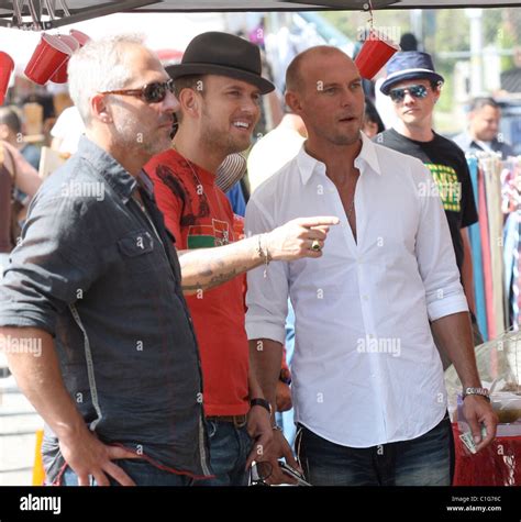 Twin Brothers Matt Goss And Luke Goss Go Shopping Together In Hollywoods Flea Market Los