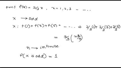 Solved A Discrete Random Variable X Has Pmf Fx 23x X 1 2 3 Determine The