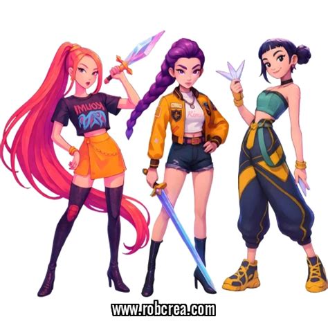 Zoey Kpop Demon Hunters Las Guerreras Imagen Png Gratis