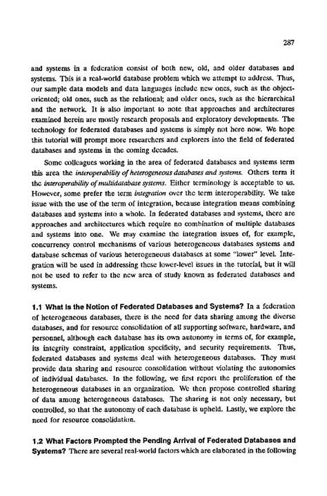 Pdf Federated Databases And Systems Part Ii A Tutorial On · Pdf Filefederated Databases