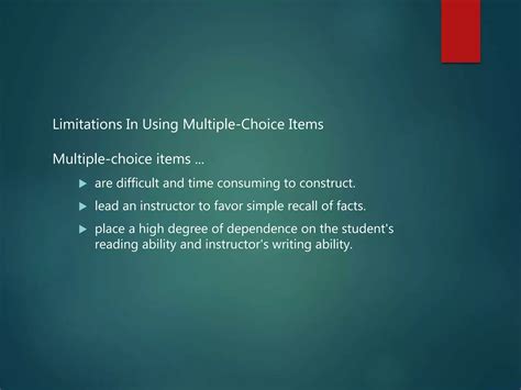 Objective Type Test Pptx