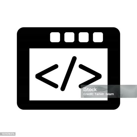 Ikon Pemrograman Ikon Vektor Pengoptimalan Kode Ilustrasi Stok Unduh