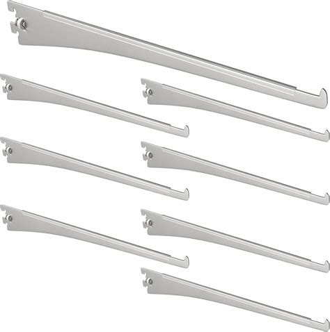 12 Pack Shelf Brackets Adjustable Wire Shelf End Bracket