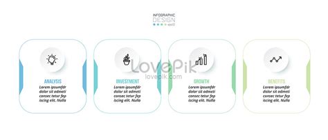 옵션이 있는 비즈니스 개념 인포그래픽 일러스트 무료 다운로드 Lovepik