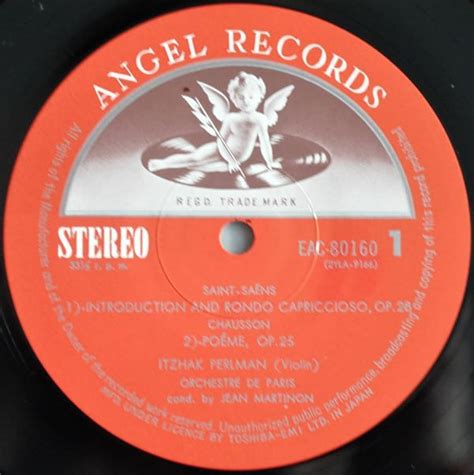 Maurice Ravel Ernest Chausson Camille Saint Saëns Itzhak Perlman