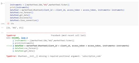 fetching market feed data with dhan trading apis apis automation