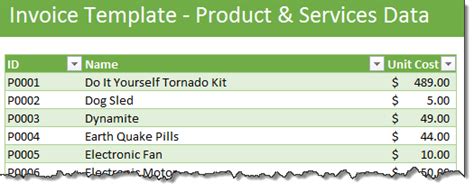 How To Create A Invoice Template In Excel