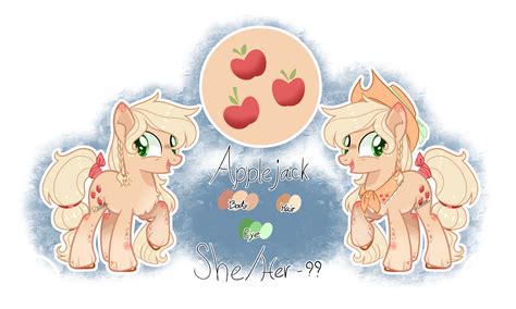 Mlp Applejack Re Design By Dreamcatchersentry On Deviantart