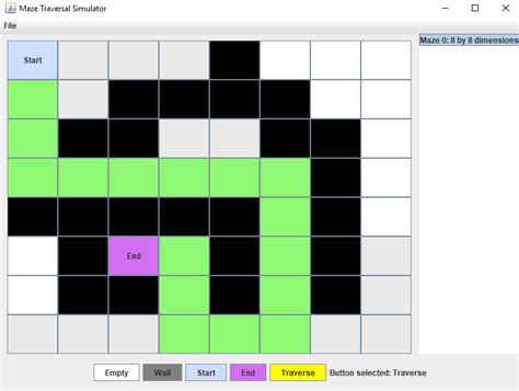 Github Christopherhuimaze Traversal Sim An Interest In Pathfinding