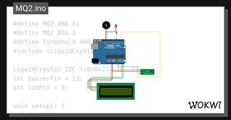 Mq2 Gas Sensor Raffy Dafa Copy Wokwi Esp32 Stm32 Arduino Simulator