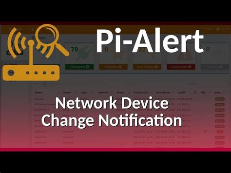 Free Course Pi Alert Open Source Self Hosted Network Device Change Notification And
