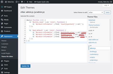 Adding Custom Javascript Actions Using Button Field With Meta Box
