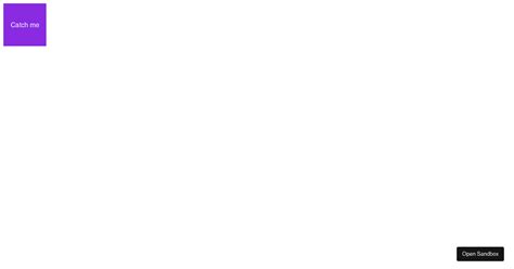 Catch Me If You Can Codesandbox