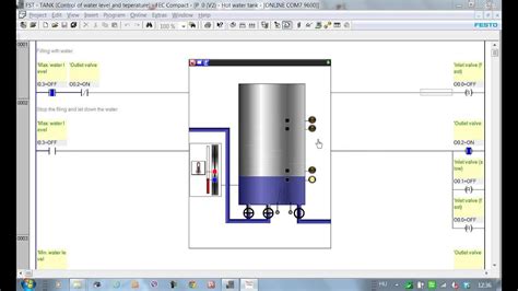 Plc Program Hot Water Tank Youtube
