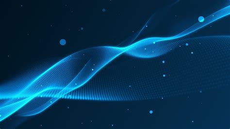 Technology Abstract Animated Particle Background Youtube