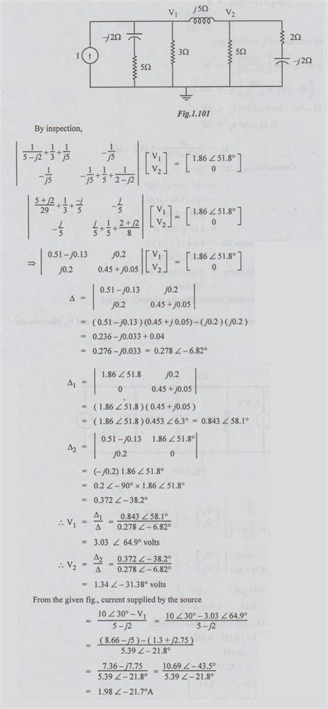Worked Examples AC Circuits By Nodal Analysis