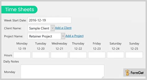 4 timesheet wordpress plugins 2022 formget