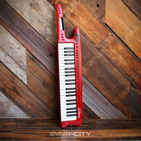 roland ax 1 45 key keytar midi controller red keyboards rock n roll