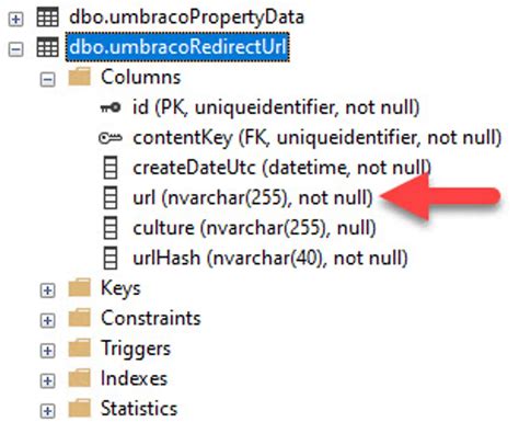 Fix Umbraco Sql Error Avoid Redirect Url Data Truncation