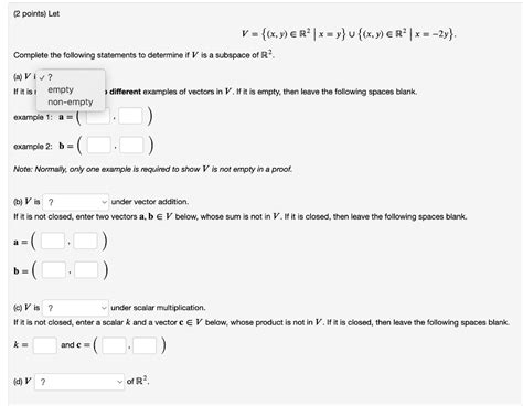 Solved 2 Points A Square Matrix A Is Idempotent If A² A