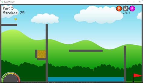 Golf Game With Pygame Python Programming