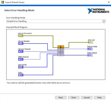 convert dll to vi in labview ni