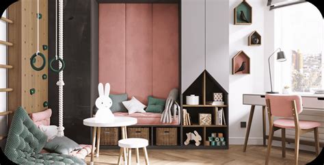 Красивая детская мебель Дизайн комнаты в подарок Wood Md