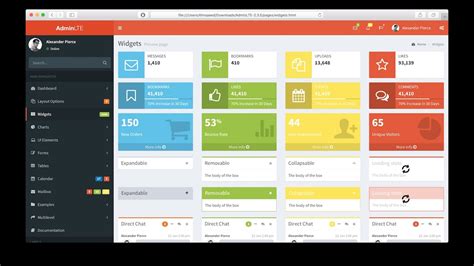 Admin Lte 3 Free Html Css Bootstrap Dashboard Web Template Youtube