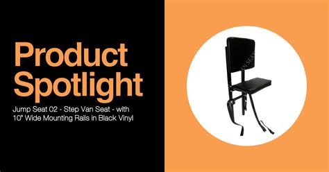 Product Spotlight Jump Seat 02 Step Van Seat 10 Mounting Rails