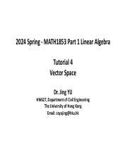 Understanding Vector Spaces: Definitions and Examples | Course Hero
