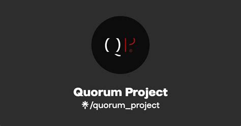 Quorum Project Instagram Tiktok Linktree