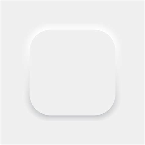 Premium Vector Neumorphism Square Soft Ui Icon Mockup Element Vector