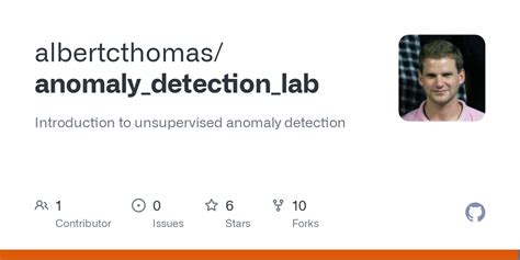 GitHub Albertcthomas Anomaly Detection Lab Introduction To Unsupervised Anomaly Detection