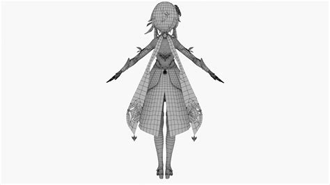 Lumine Genshin Impact By X Point 3docean