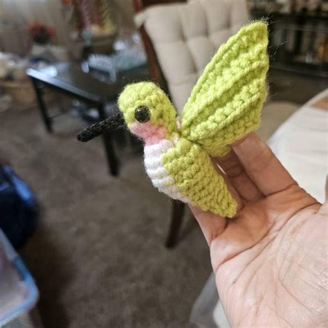 Hummingbird Crochet Pattern Easy Crochet Amigurumi Bird Pattern