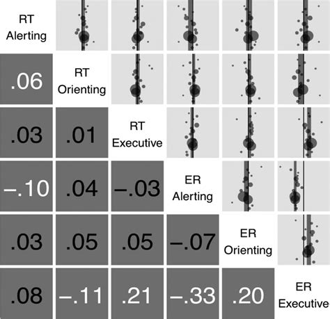 Inter Network Correlation Matrix In Each Of The Panels Above The
