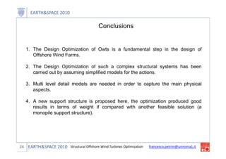 4 Structural Optimization Of Offshore Wind Turbines Petrini PPT