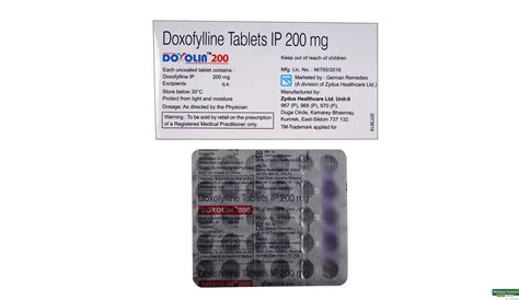 Buy Doxolin 200mg 30 Tablets Online At Best Prices Wellness Forever