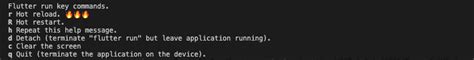Hot Reload Option Missing In Debugging Mode On Flutter Master Issue Dart Code Dart