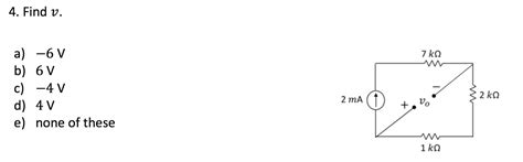 Solved Find Upsilon 6 V 6 V 4 V 4 V None Of These Chegg Com