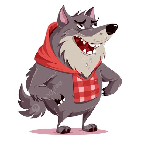 Fat Wolf Cartoon