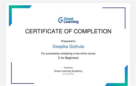 deepika gothula on linkedin greatlearning qiscet cprogramming