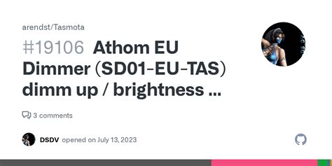 Athom Eu Dimmer Sd01 Eu Tas Dimm Up Brightness Not Working