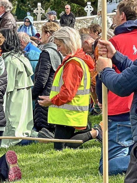 Walk The Cross 2023 Clonmacnoise Co Offaly Ireland Editorial Stock