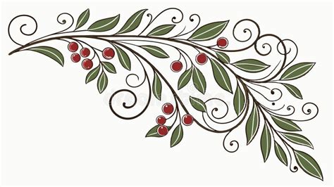 Decorative Floral Corner Ornate Plant Design For Frames And Borders Vector Design Generative Ai