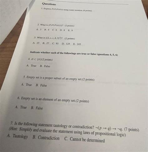 solved 2 what is [p p p Θ 2 points a 3 b 4 c 6 d