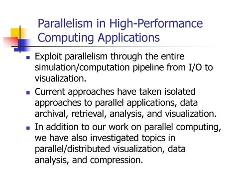 parallelism in high performance computing applications ppt download