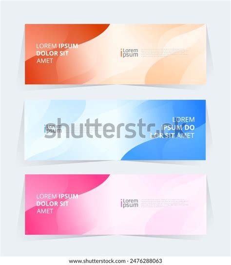 Geometric Banner Design Vector Presentation Template Stock Vector Royalty Free 2476288063