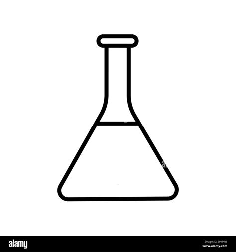 Triangular Glass Medical Chemical Flask For Experiments Preparation Of